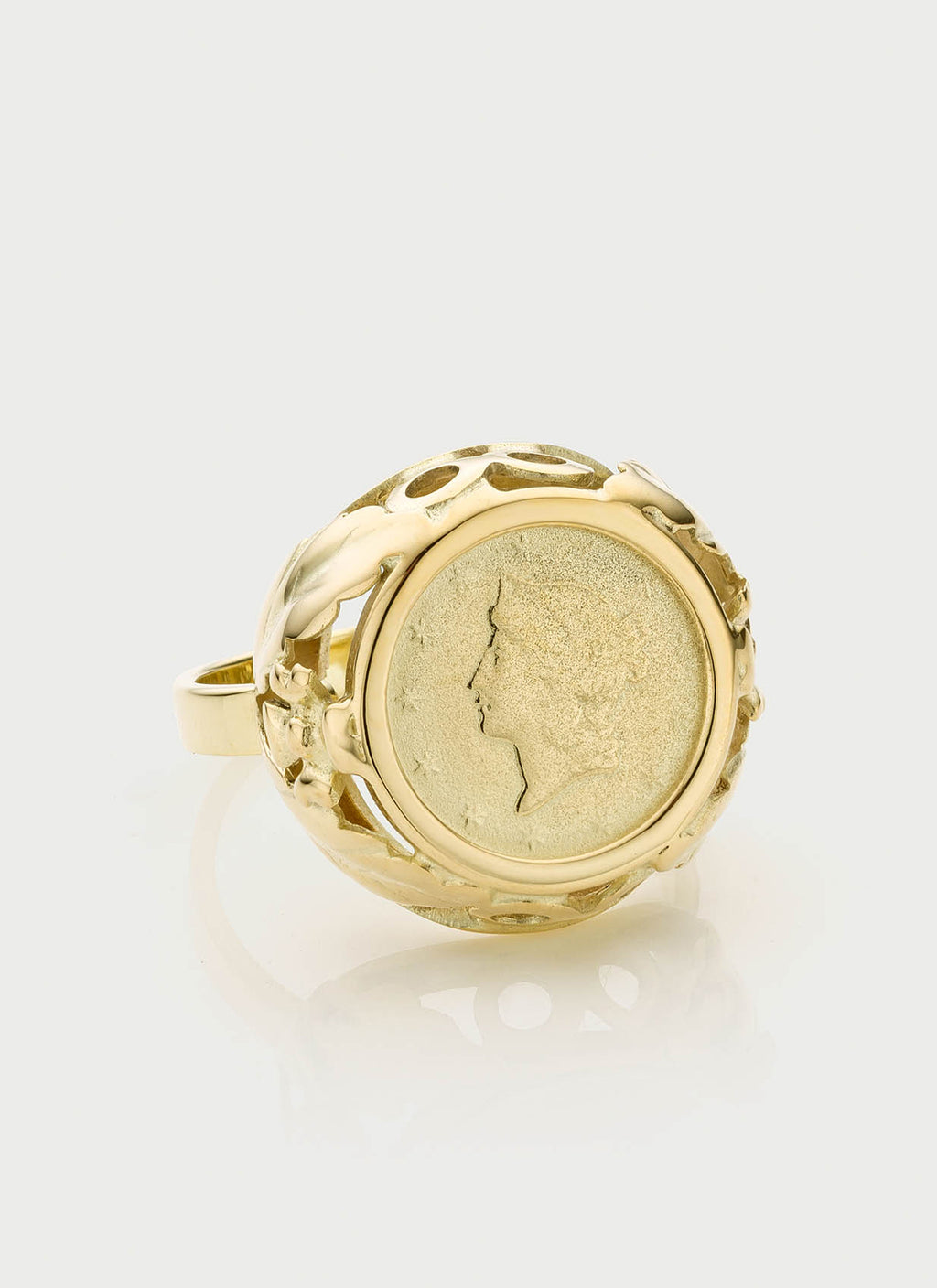 Studio Kroewe - Jacky dollar ring 14k gold