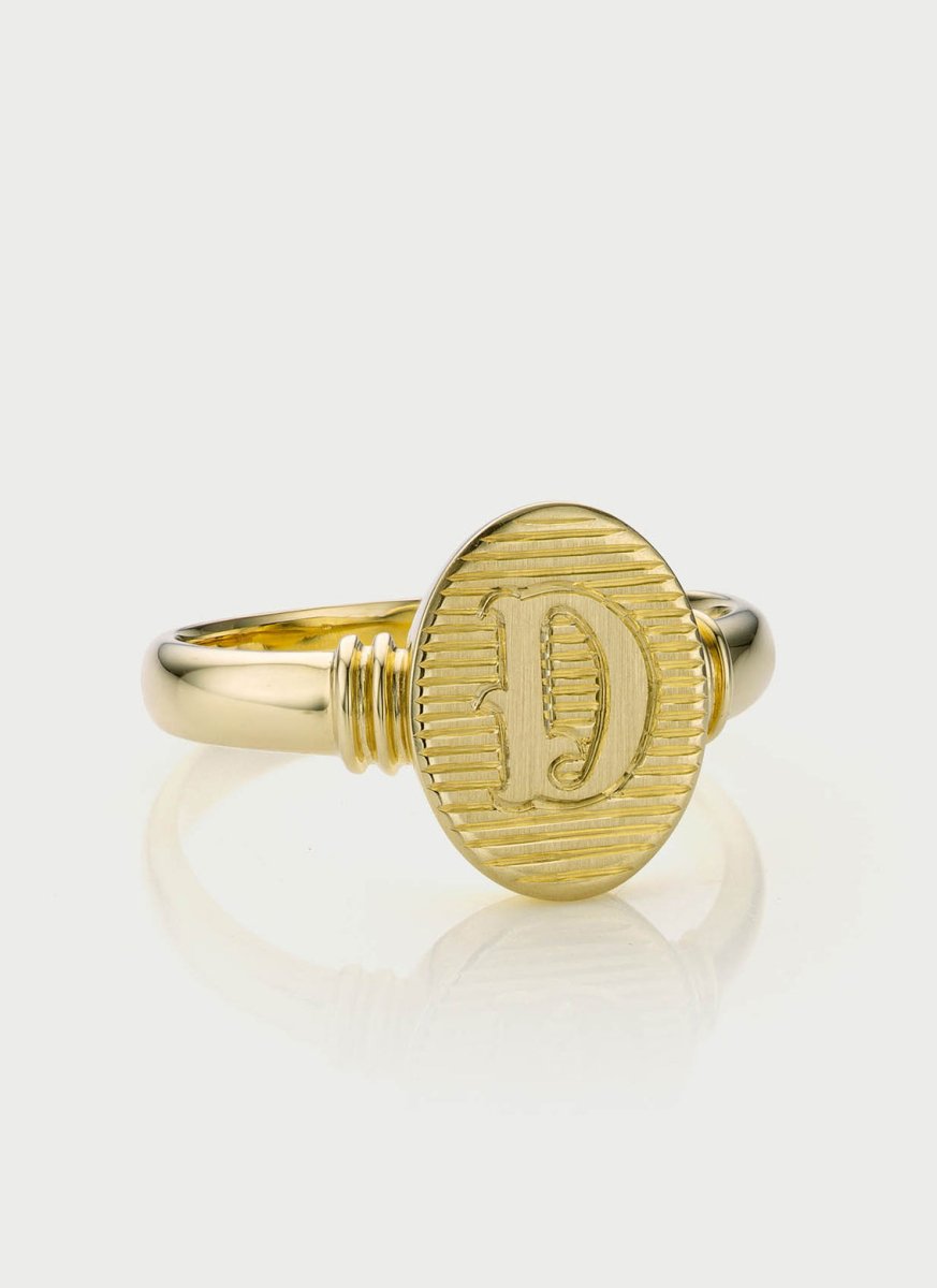 Studio Kroewe - Betsy signet ring 14k gold