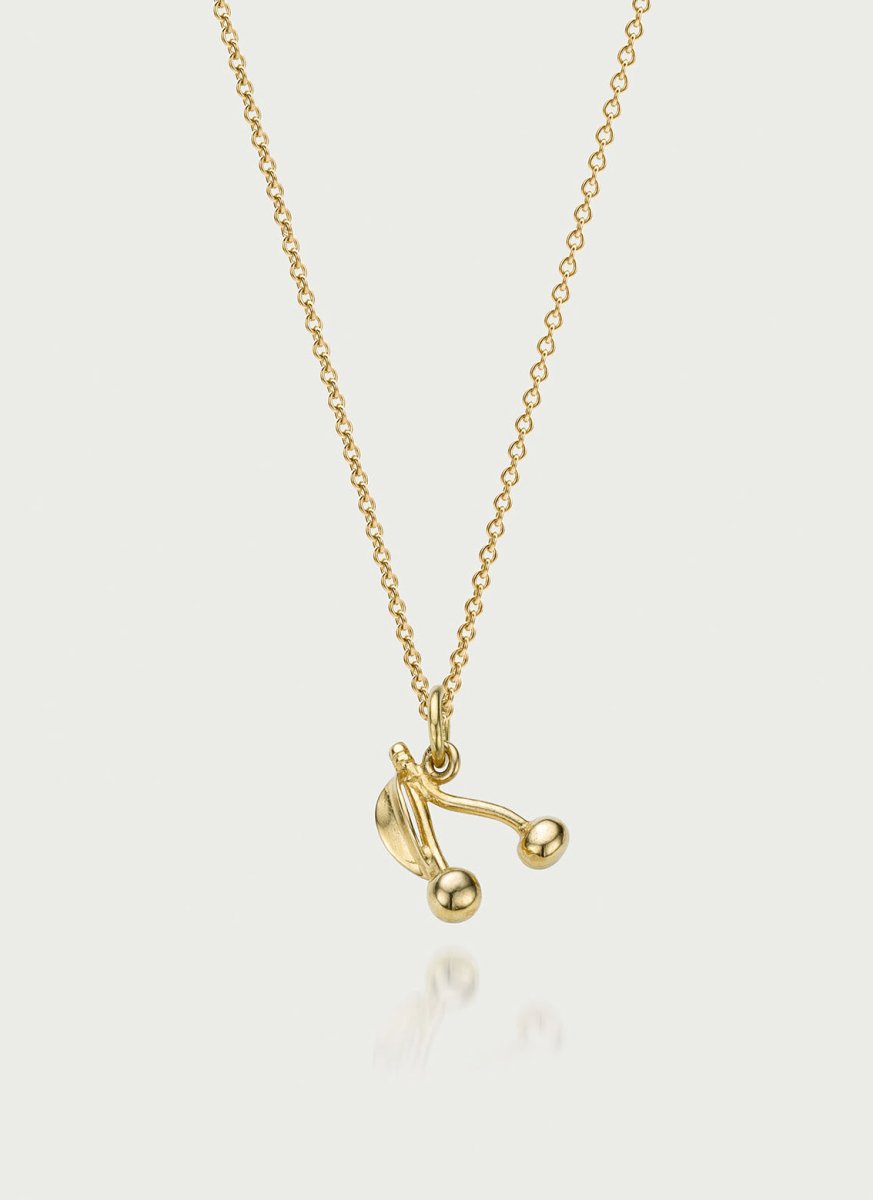 Studio Kroewe - Cherry charm 14k gold