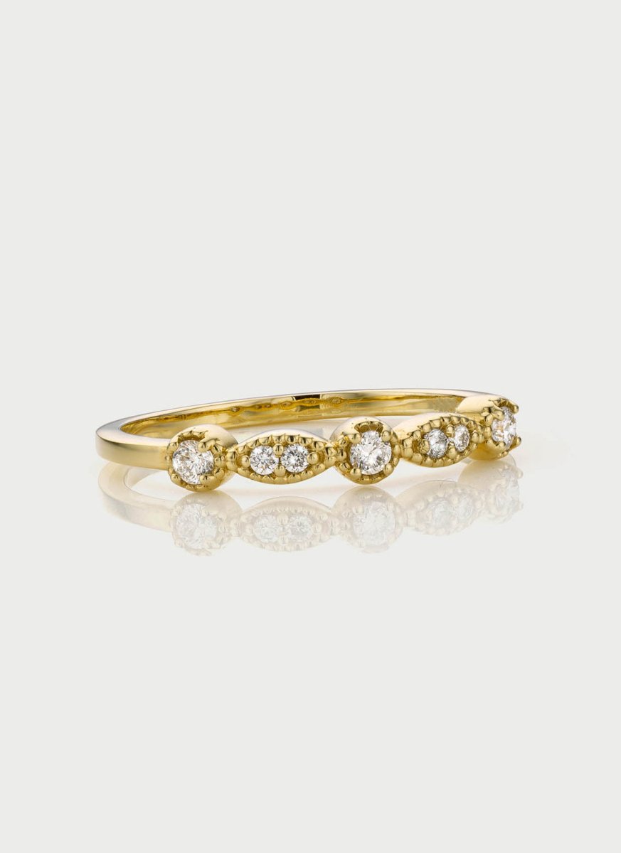 Studio Kroewe - Sage diamond ring 14k gold
